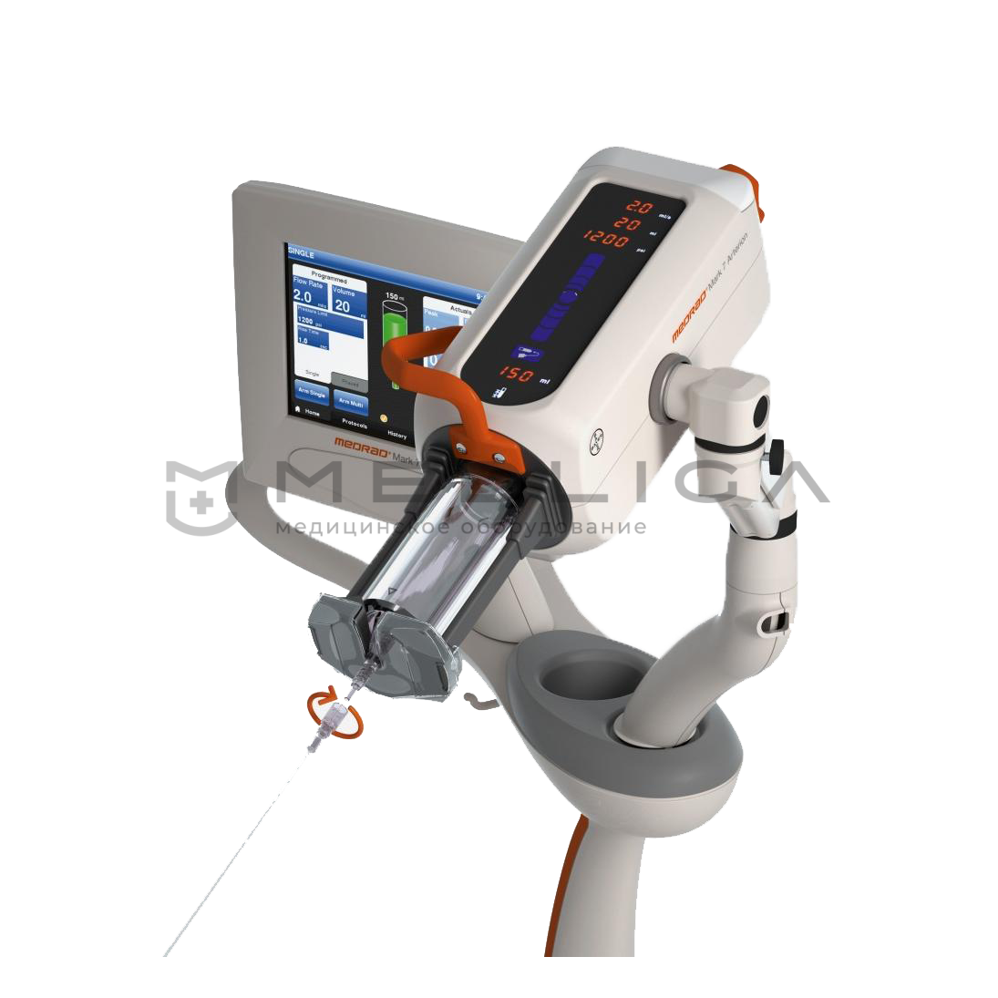 Автоматический одноколбовый инжектор для ангиографии MEDRAD Mark 7 ...